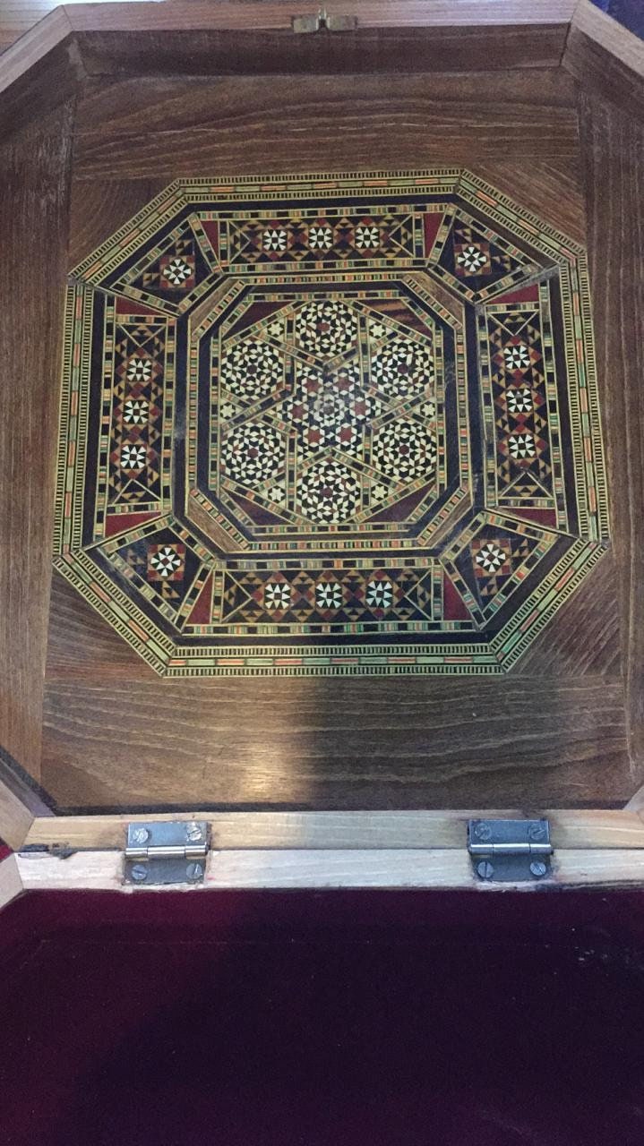 Antique Syrian Mosaic Box - Etsy