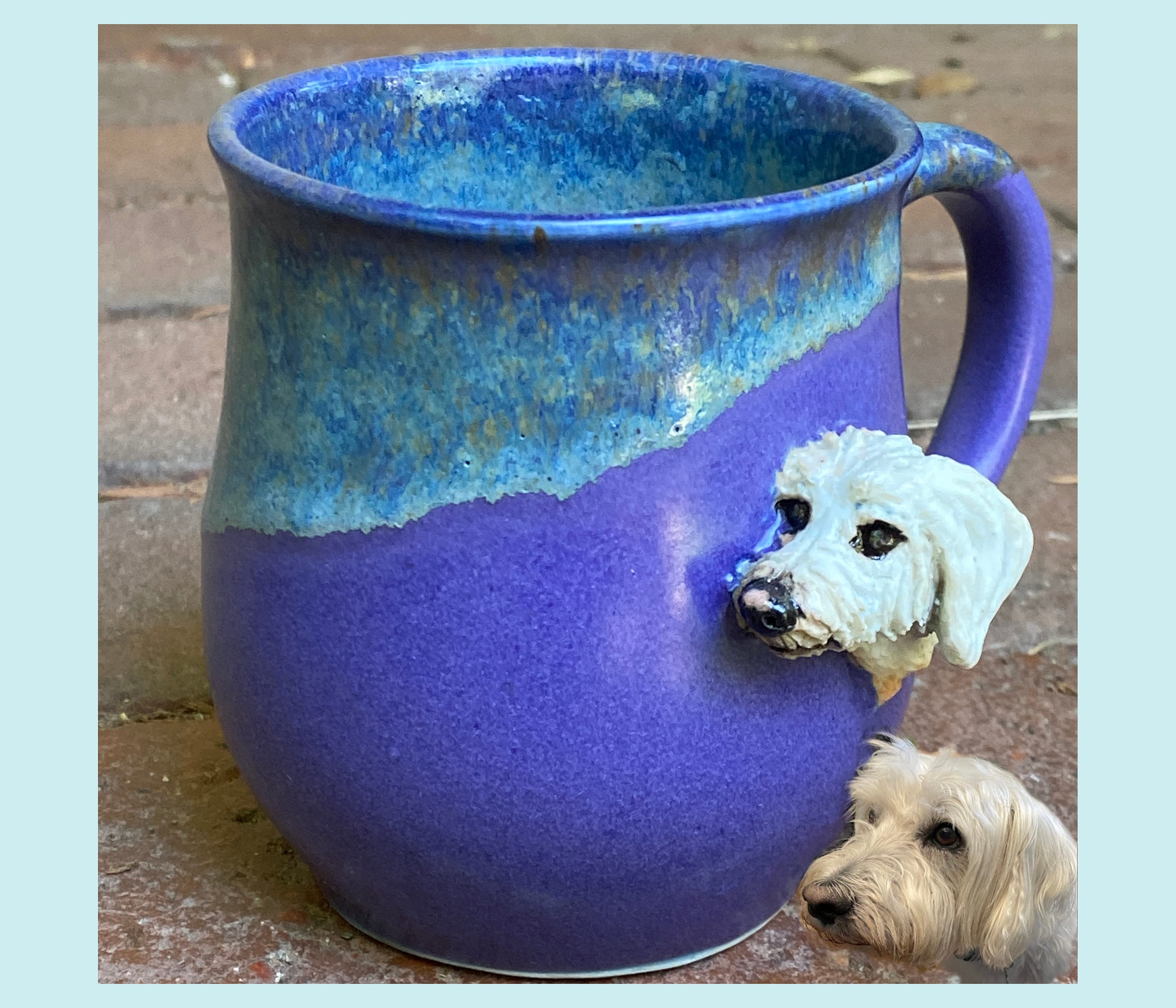 Pottery Dog Mugs