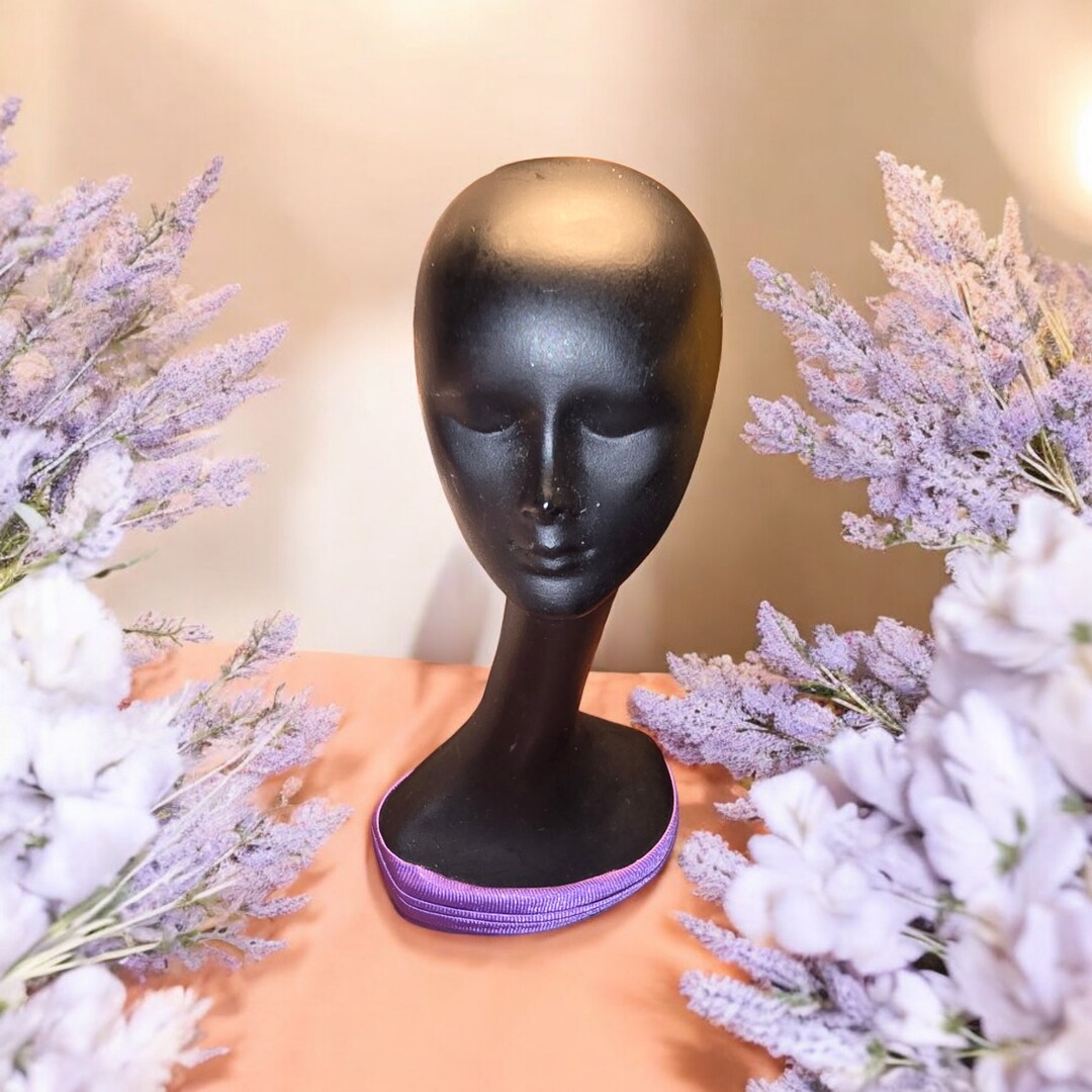 Aftican American Black Woman Porcelain Figurine Doll Head Swan Neck ...