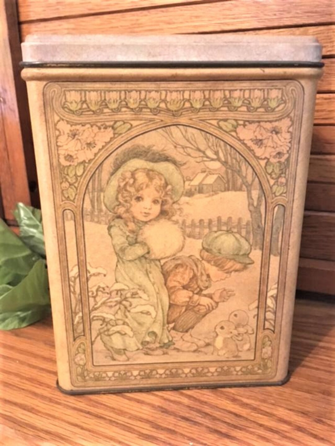 Vintage Hallmark Tin Box, Summer Winter Scene, Collectible - Etsy