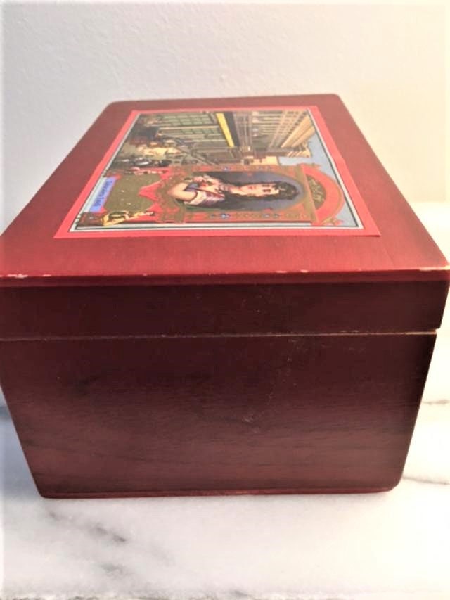 Vintage Wooden Decorative Cigar Box With Pull up Lid - Etsy