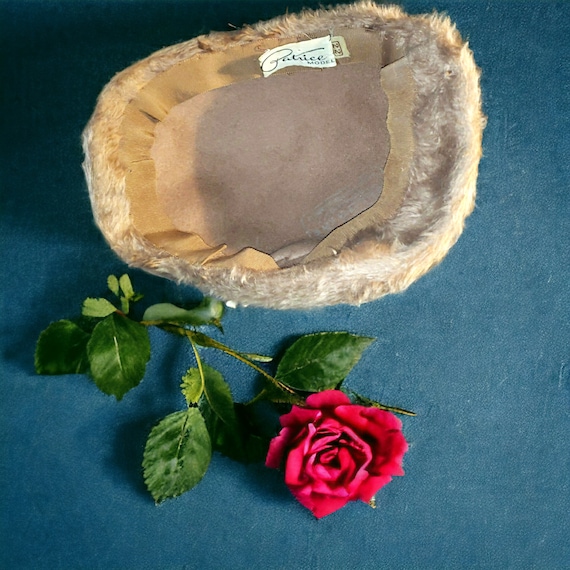 Vintage Patrice Model Melusine Felt Hat with Applique… - Gem