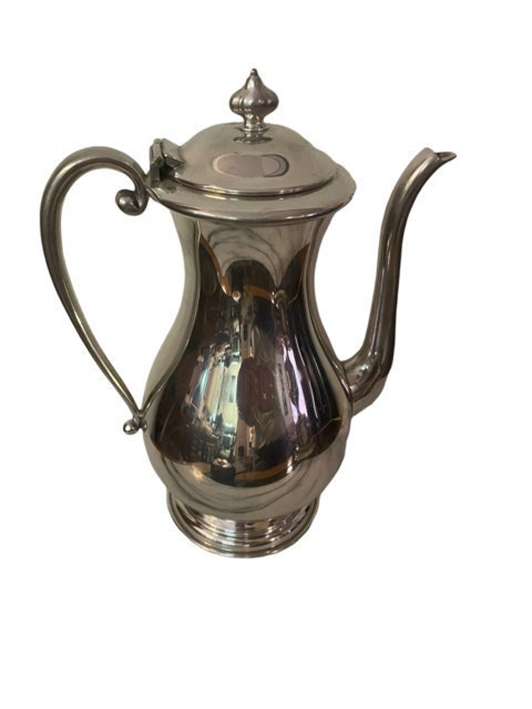 Pewter Tea Pot Coffee Pot Kirk Stieff Pewter Hollware 602-32, Vintage ...