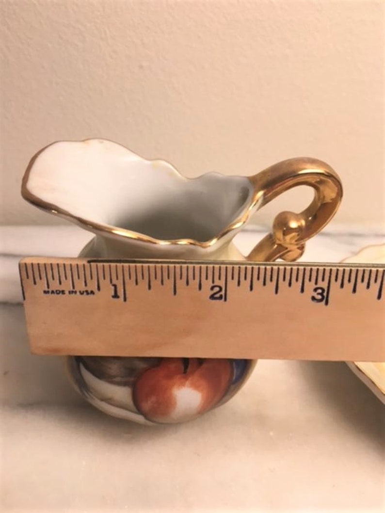 Artmark Miniature Pitcher and Bowl Made in Japan Fruit Design - Etsy