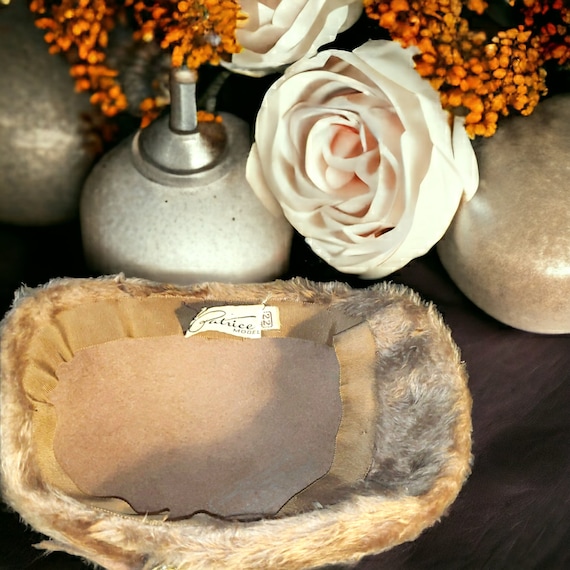 Vintage Patrice Model Melusine Felt Hat with Applique… - Gem