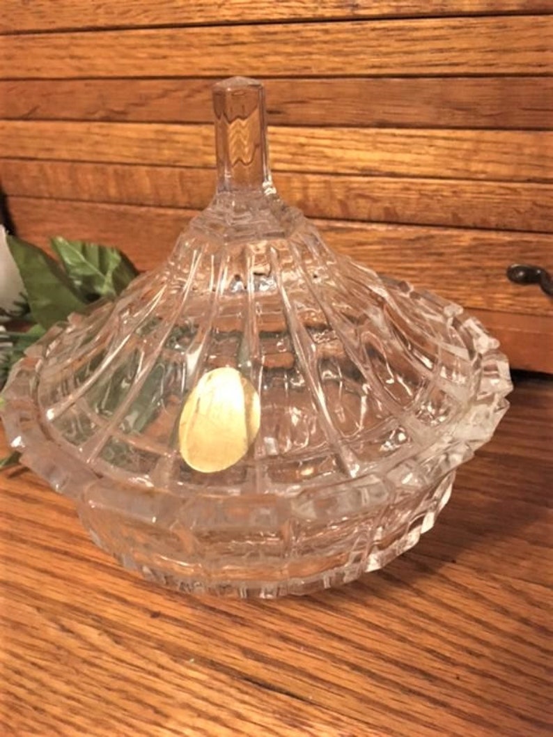Tiara Crystal Candy Dish Vintage - Etsy