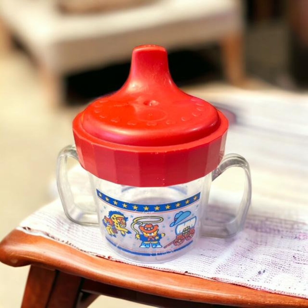 Vintage Playtex Family Products 1993 Two-handled Sippy Cup Red - Etsy