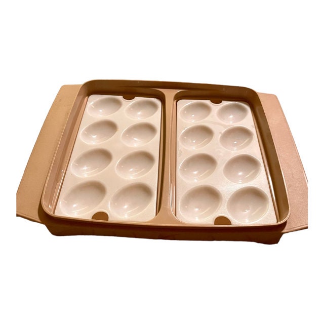 Tupperware Deviled Egg Keeper With 2 Egg Inserts 723-3 - Etsy