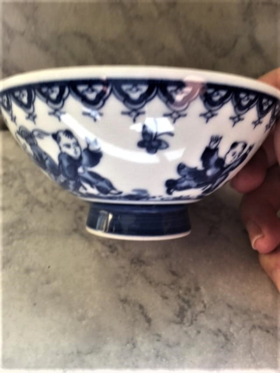 Rice Bowl Japanese Porcelain Rice Bowl Vintage Made in Japan Footed - Etsy