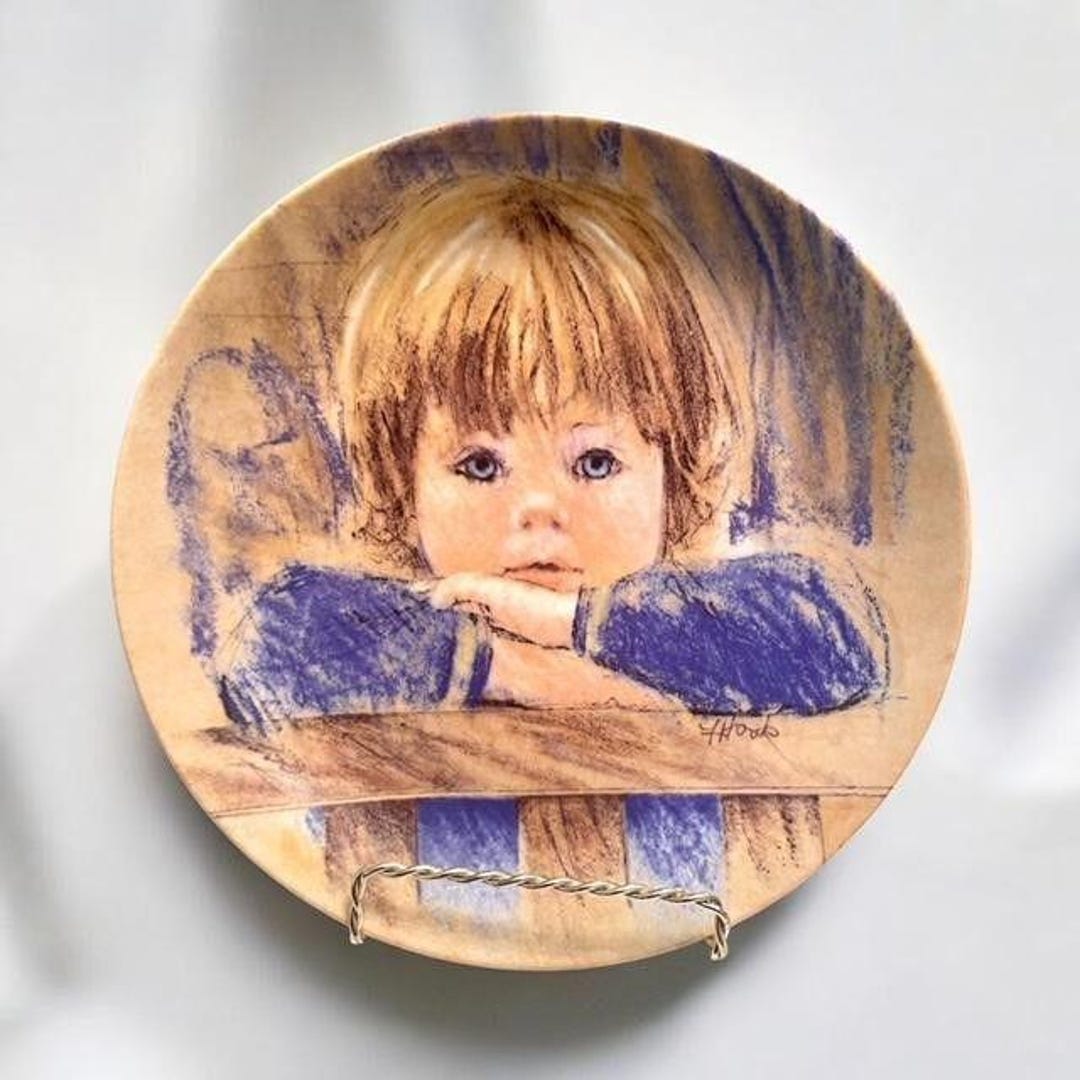 1985 Knowles Plate "daydreaming" by Frances Hook 19674A Limited Edition ...