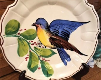 Blue Bird Plate | Etsy
