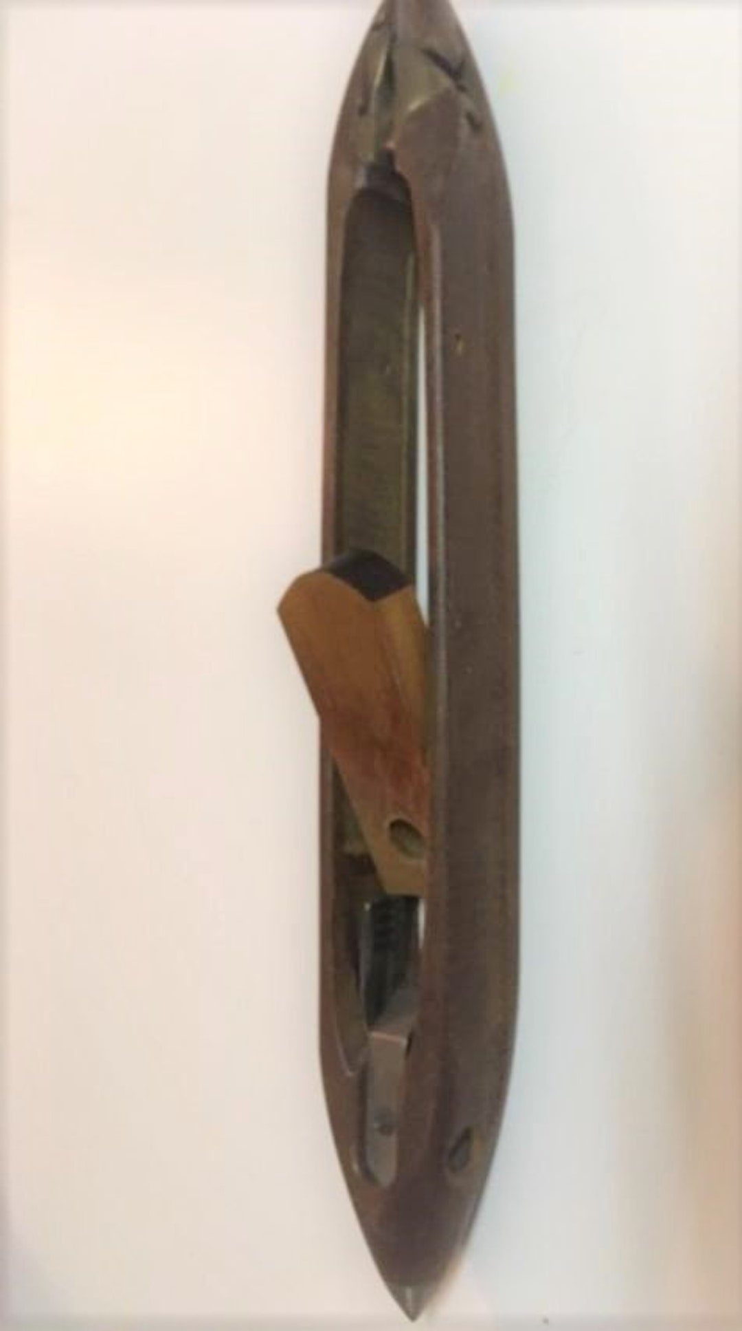 Antique Wooden Loom Shuttle Vintage Sewing Accessory, Primitive ...