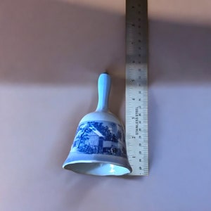Decorative Bell Blue Delft Ceramic Vintage Blue and White Farm , Home ...