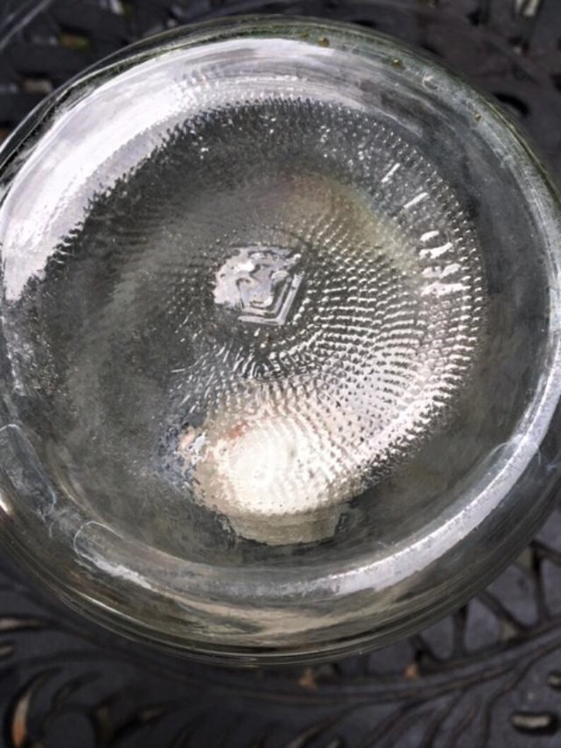 Vintage Texize Glass Jar One Half Gallon With Lid Collectible - Etsy