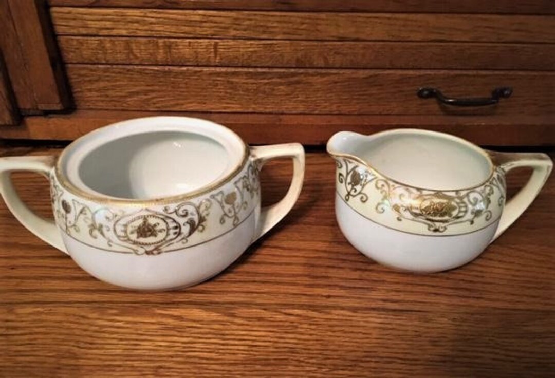Noritake 175 Christmas Ball China Cream and Sugar - Etsy