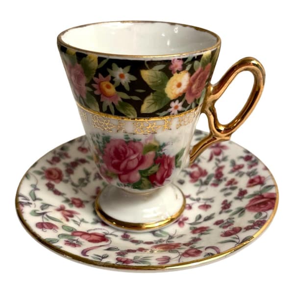 Chintz Tea Cup - Etsy