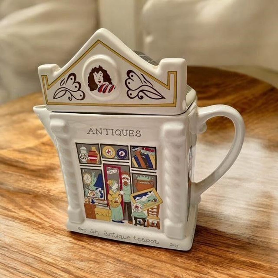 Wade England English Life Teapot "antiques" Design Barry Smith Barbara ...