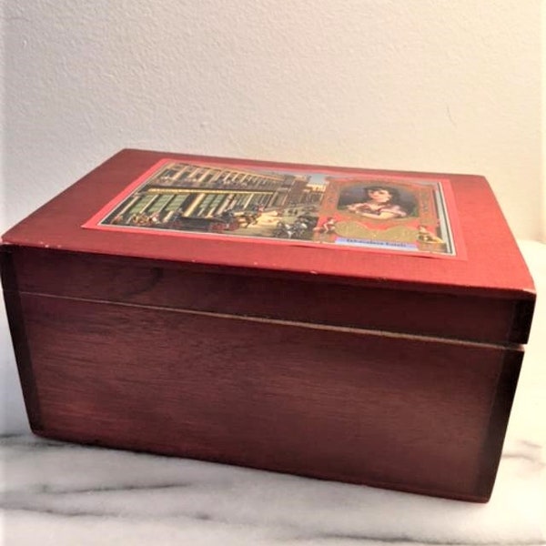 Wooden Cigar Box - Etsy
