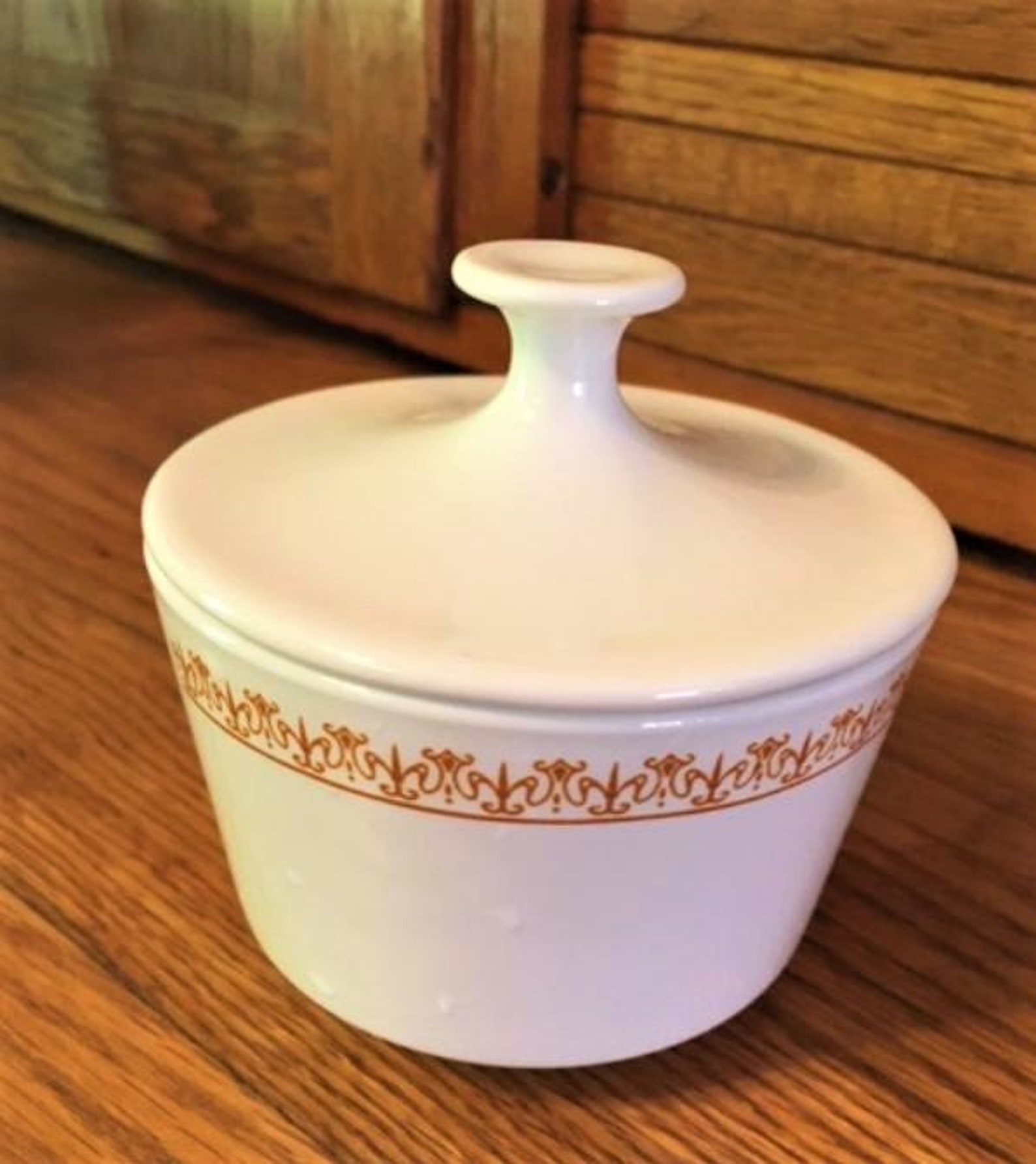 Pyroceram Bordeaux Mid Century Corning Sugar Container - Etsy