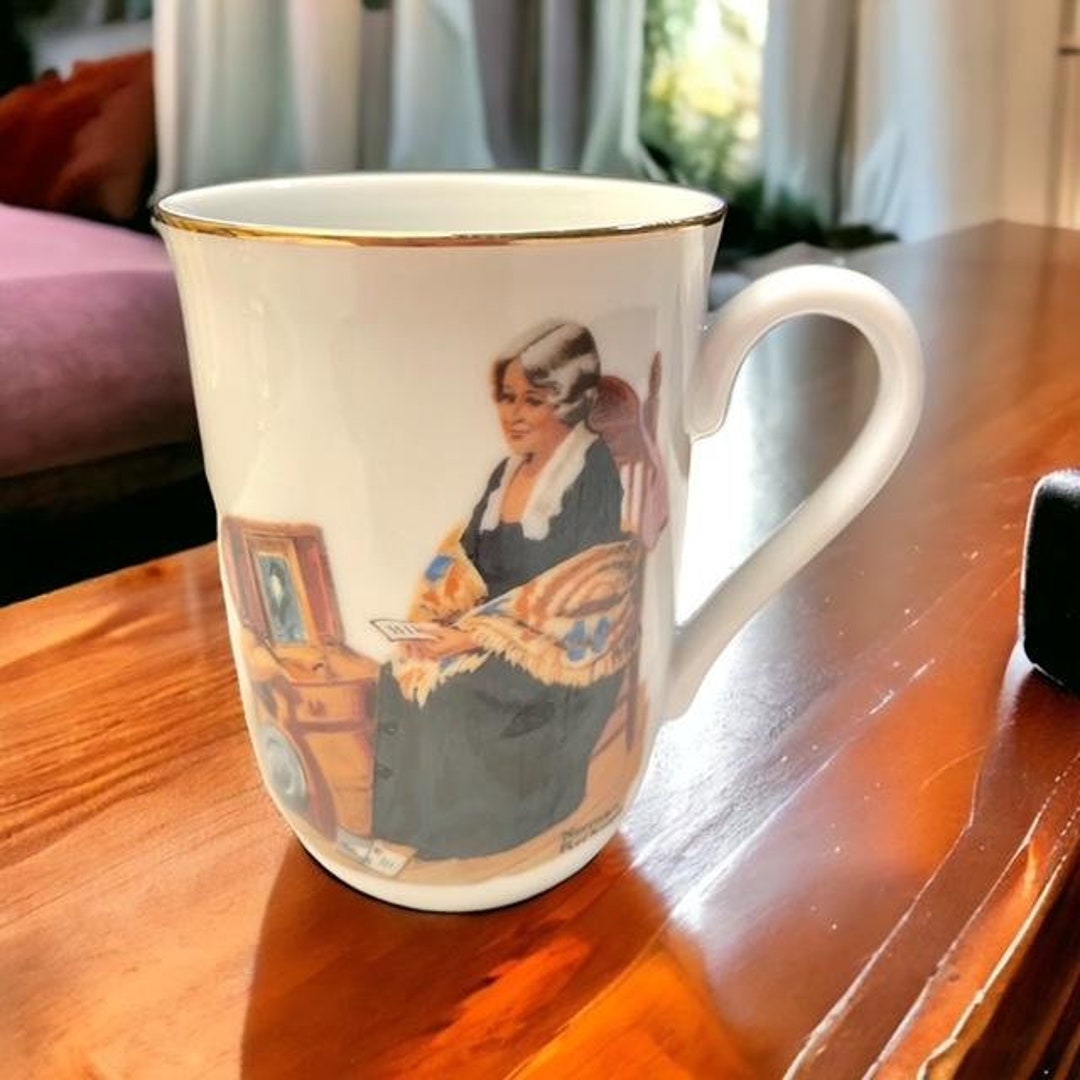 1982 Norman Rockwell Official Museum Mug "memories" Coffee Mug, Coffee ...