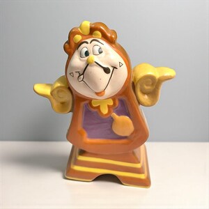 Cogsworth Disney Beauty & the Beast Ceramic Figurine Collectible - Etsy