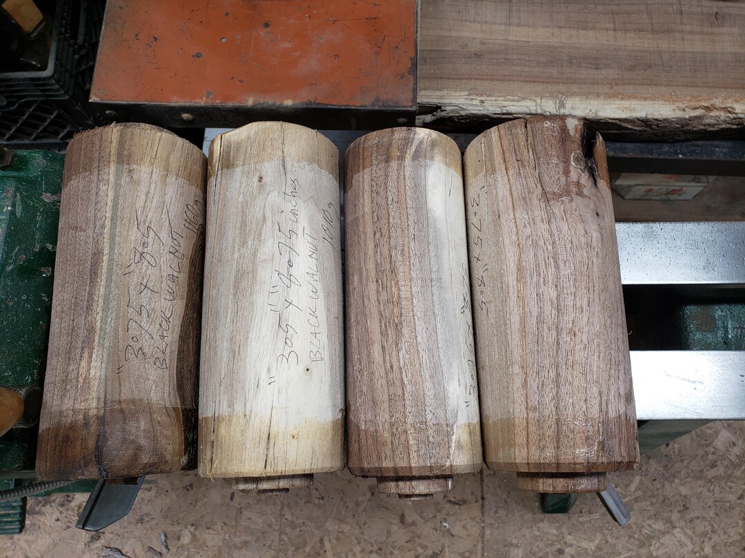 Black Walnut Peppermill Blanks 4 Pcs sh650 - Etsy