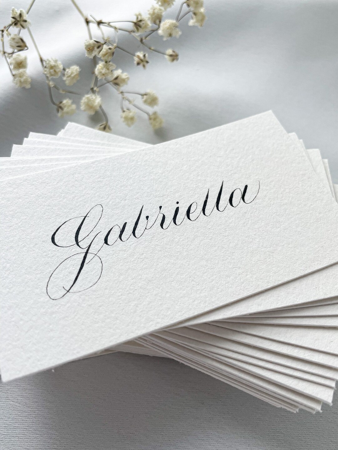 Place Cards - Calligraphy Place Cards - Custom Place Cards - Wedding ...