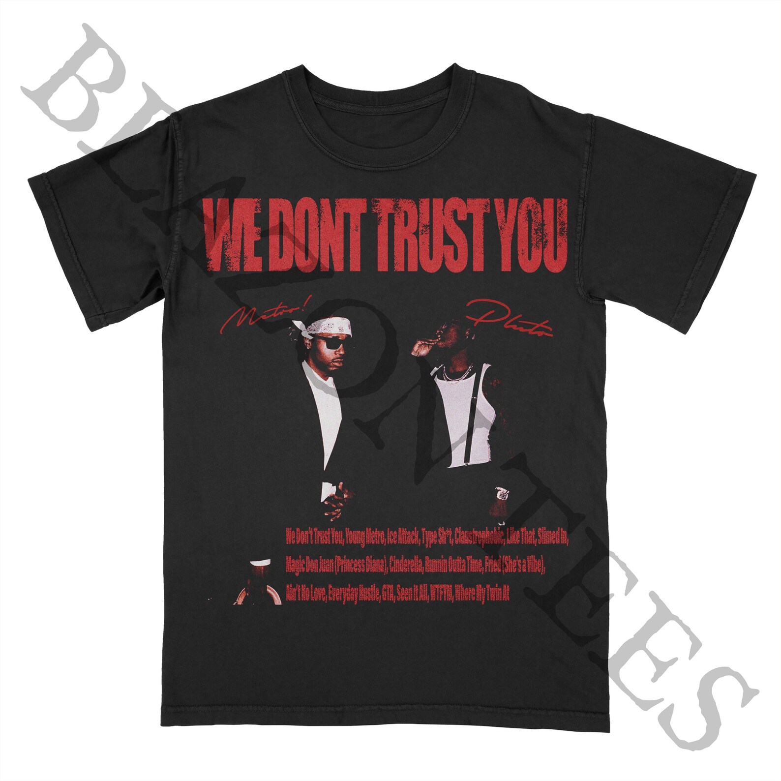 Metro Boomin Graphic Tee Future Graphic Tee We Don't Trust You Graphic ...