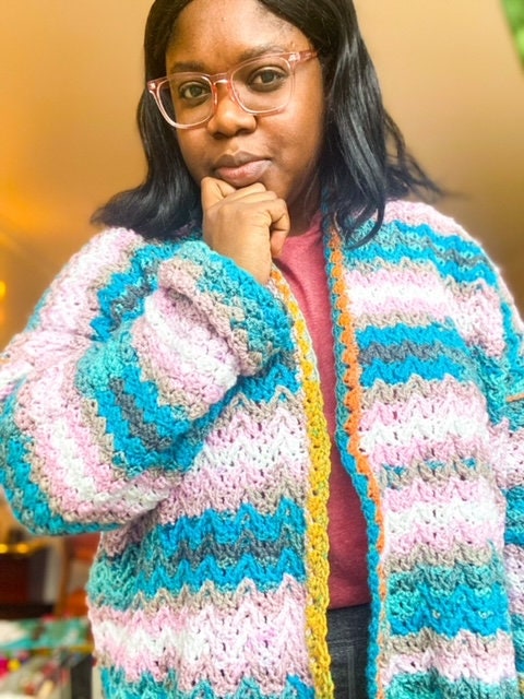 Cottagecore Cardigan Crochet Pattern English and Dutch - Etsy