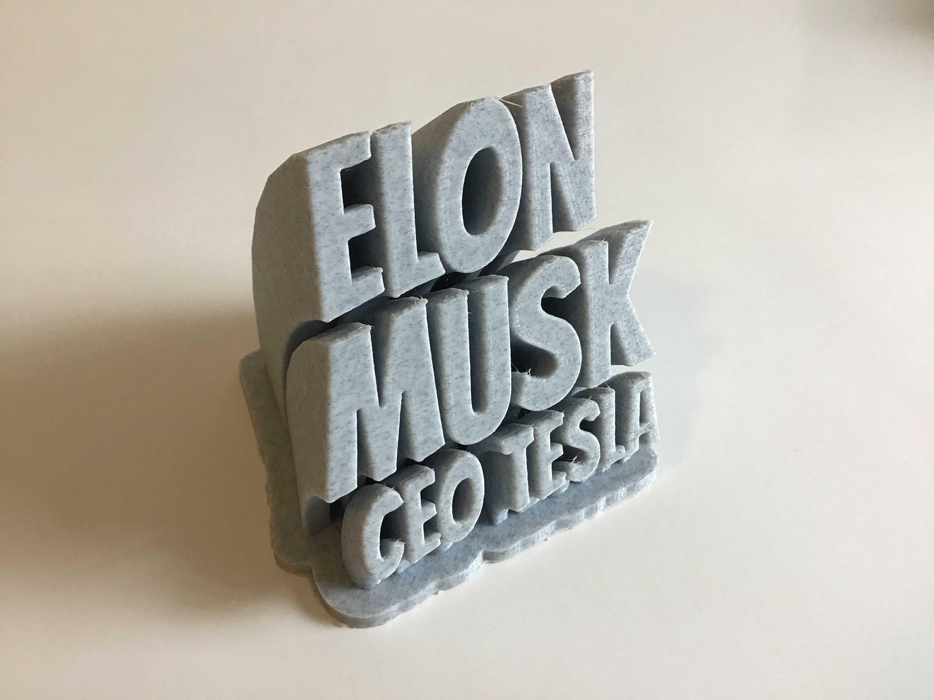 3D PRINTED Name and title nameplate 3 lines | Etsy