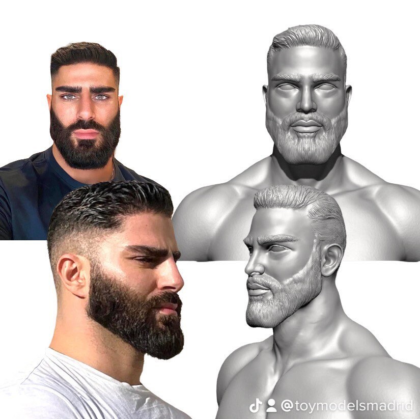 Portraits / Retratos Slt Obj Files for Print . - Etsy