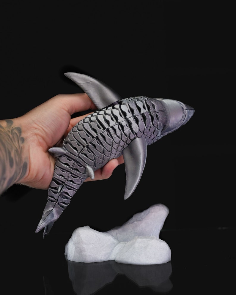 Articulated Great White Shark 3D Print - Etsy