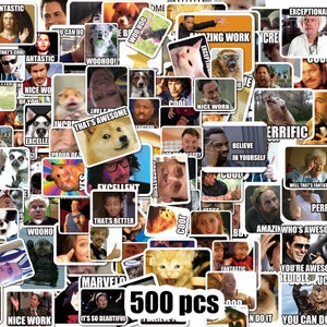 Meme Sticker,100-500 Pcs,meme Stickers for Teacher,grading Memes ...