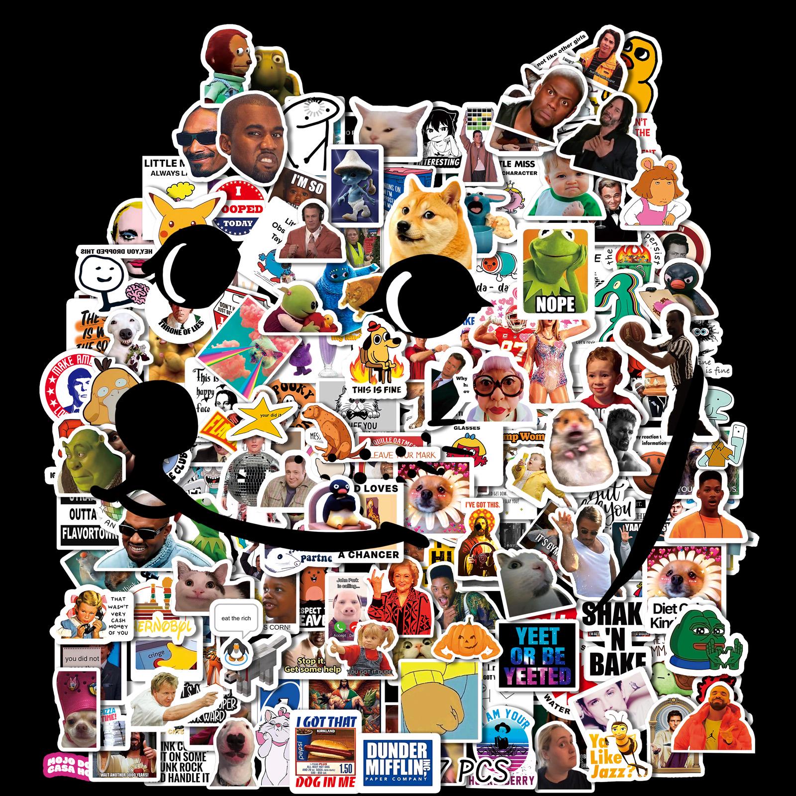 Meme Sticker,100-500 Pcs,meme Stickers for Teacher,grading Memes ...