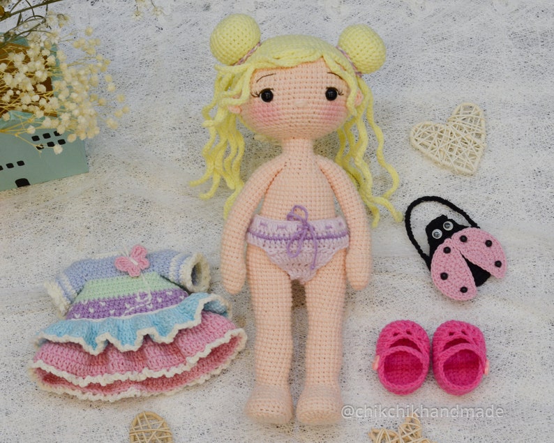 MILA Crochet Doll Pattern Amigurumi Doll Pattern PDF English - Etsy Canada