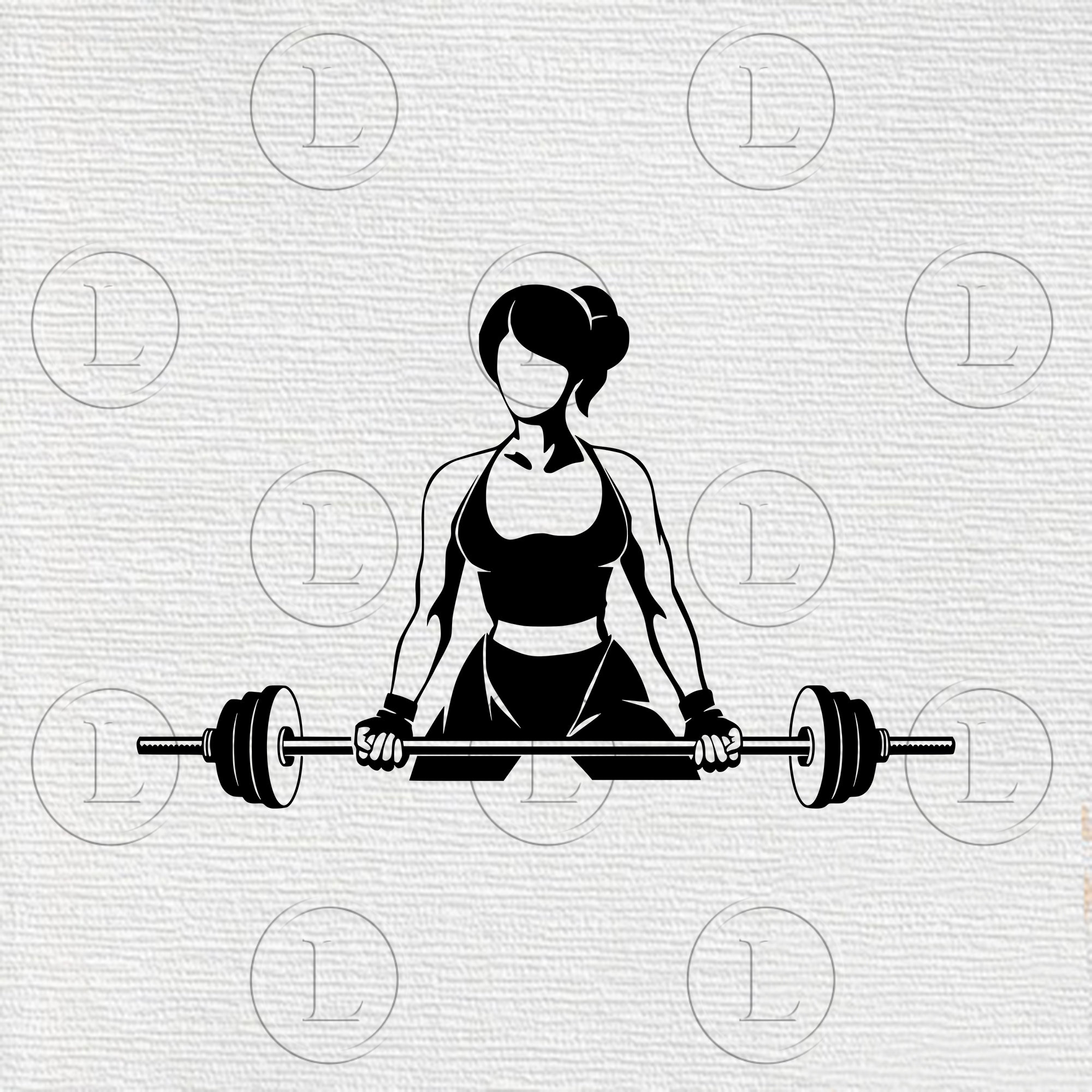 Fitness girl svg Fitness girl svg file-Fitness girl with - Etsy España