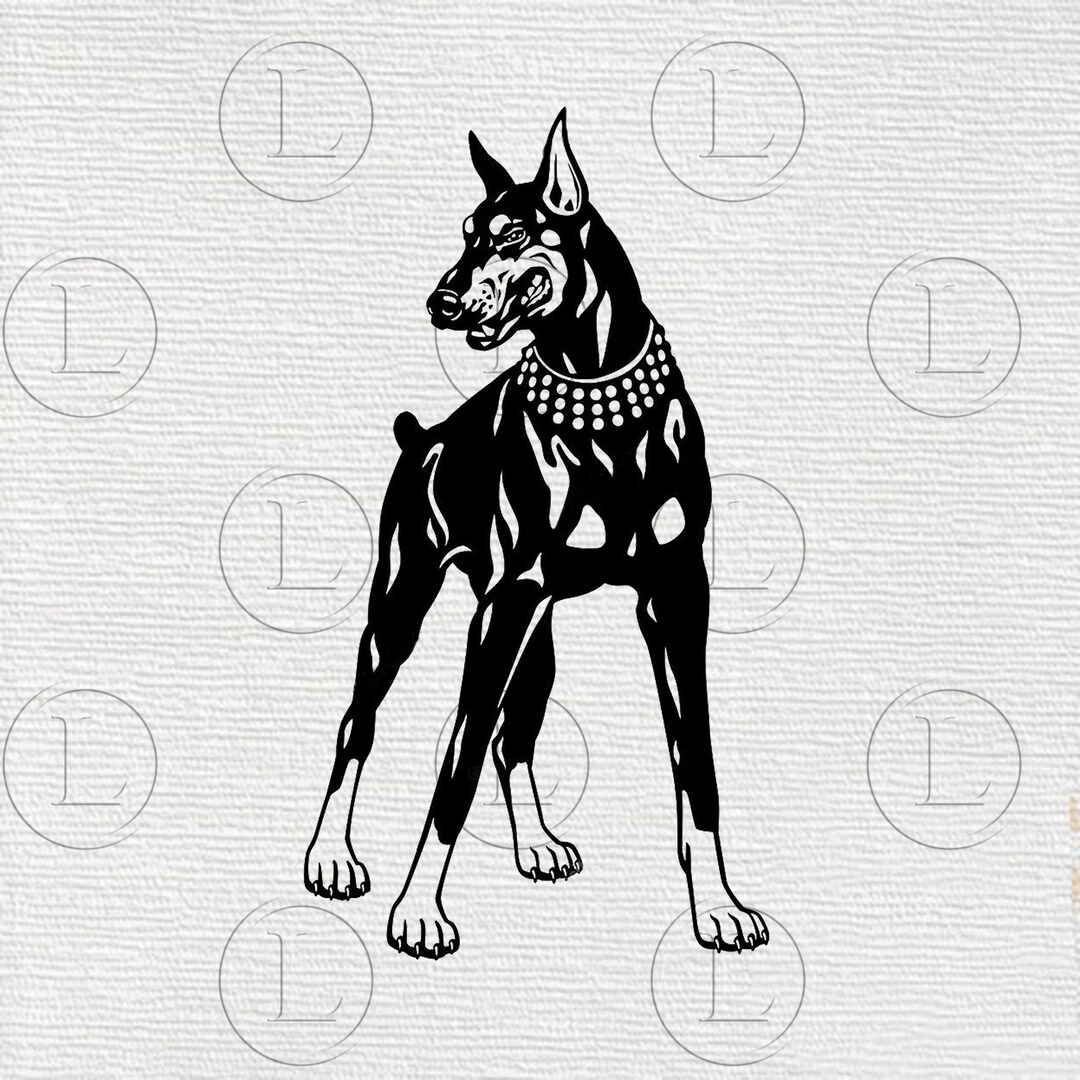 Dog Doberman Svg - Guard Dog - Doberman Png - Animals Clip Art -dog ...