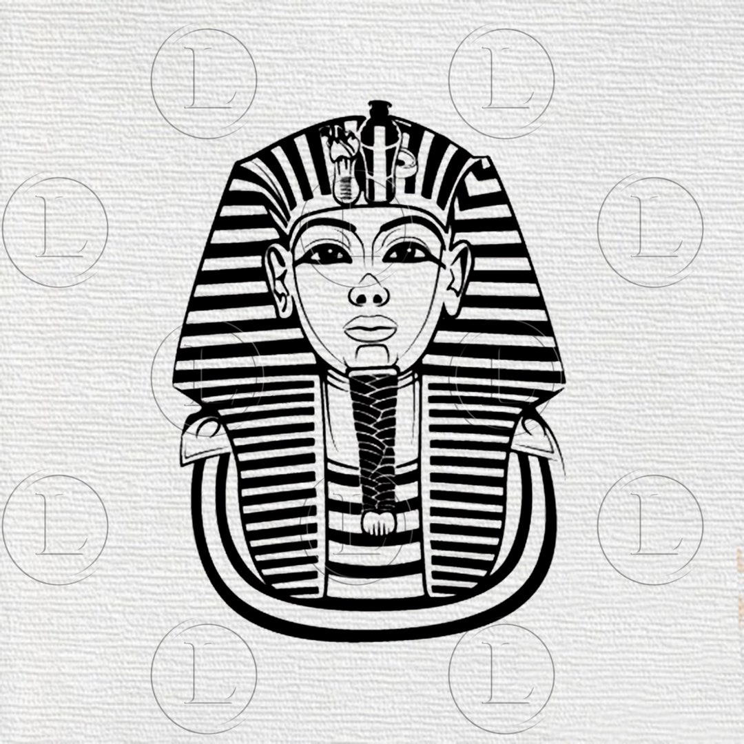 Tutankhamen Egyptian Pharaoh Svg-tutankhamen Egyptian Pharaoh Vector ...
