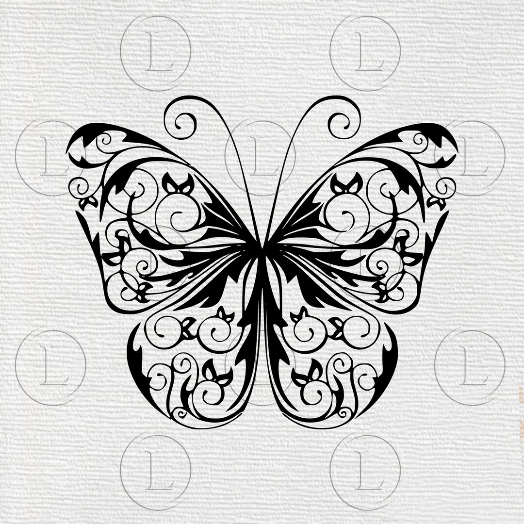 Butterfly Svg-butterfly Vector Graphics-butterfly Silhouette-butterfly ...