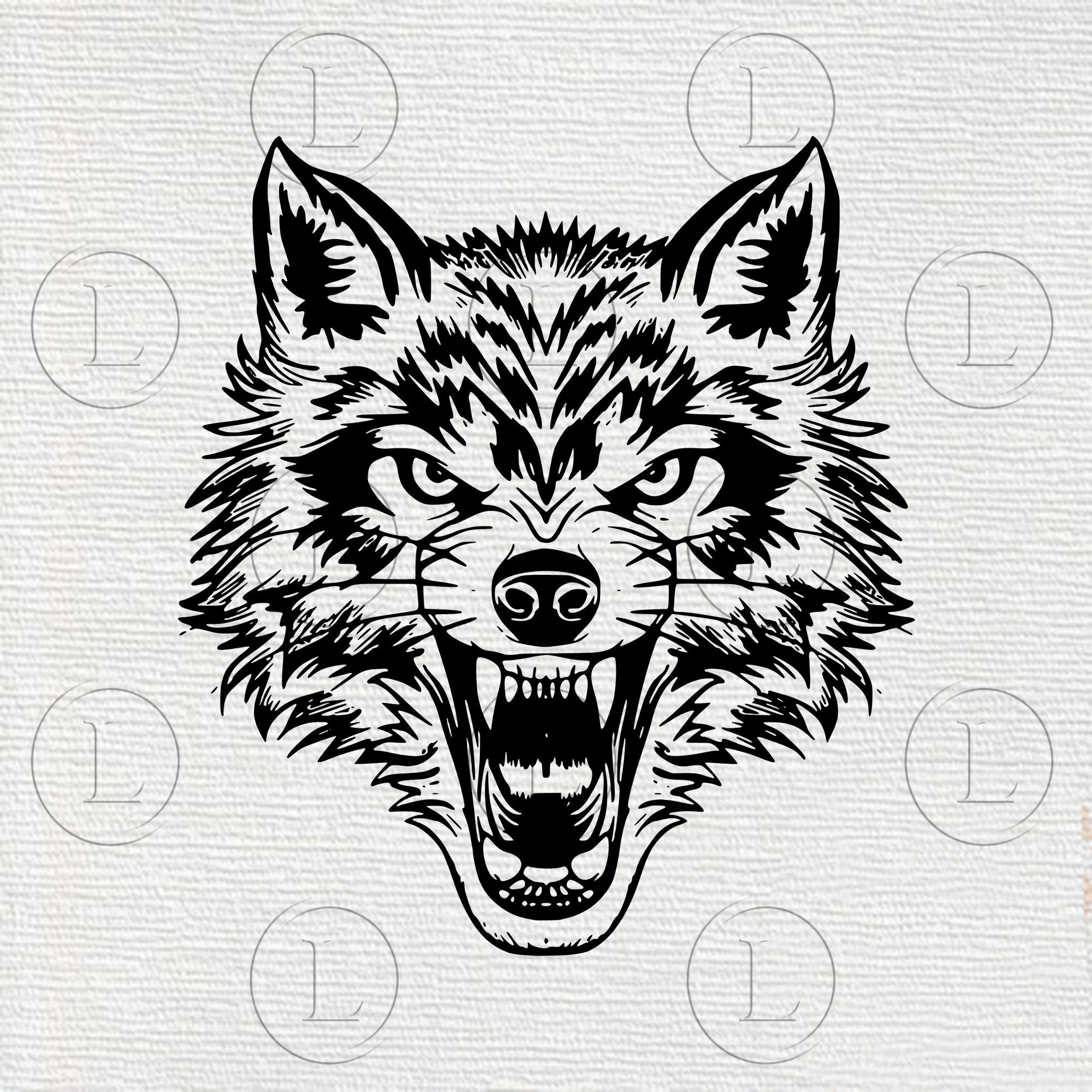 Wolf svg Wolf svg vector graphics Wolf animal clip art Wolf - Etsy España