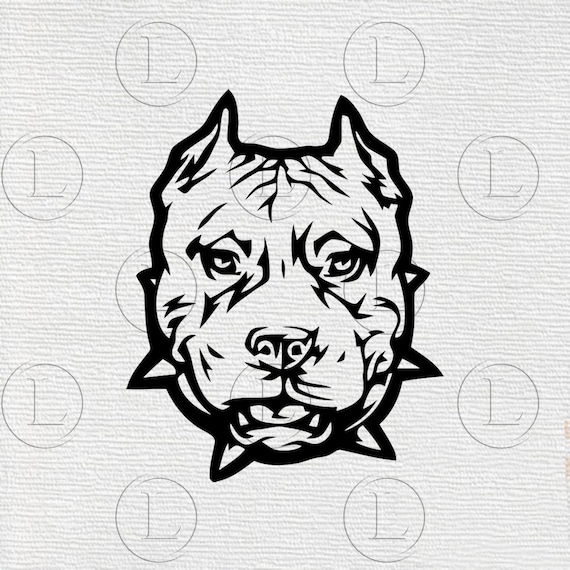 Pit Bull Dog Svd Guard Dog Svg File Big Dog Animals - Etsy Finland