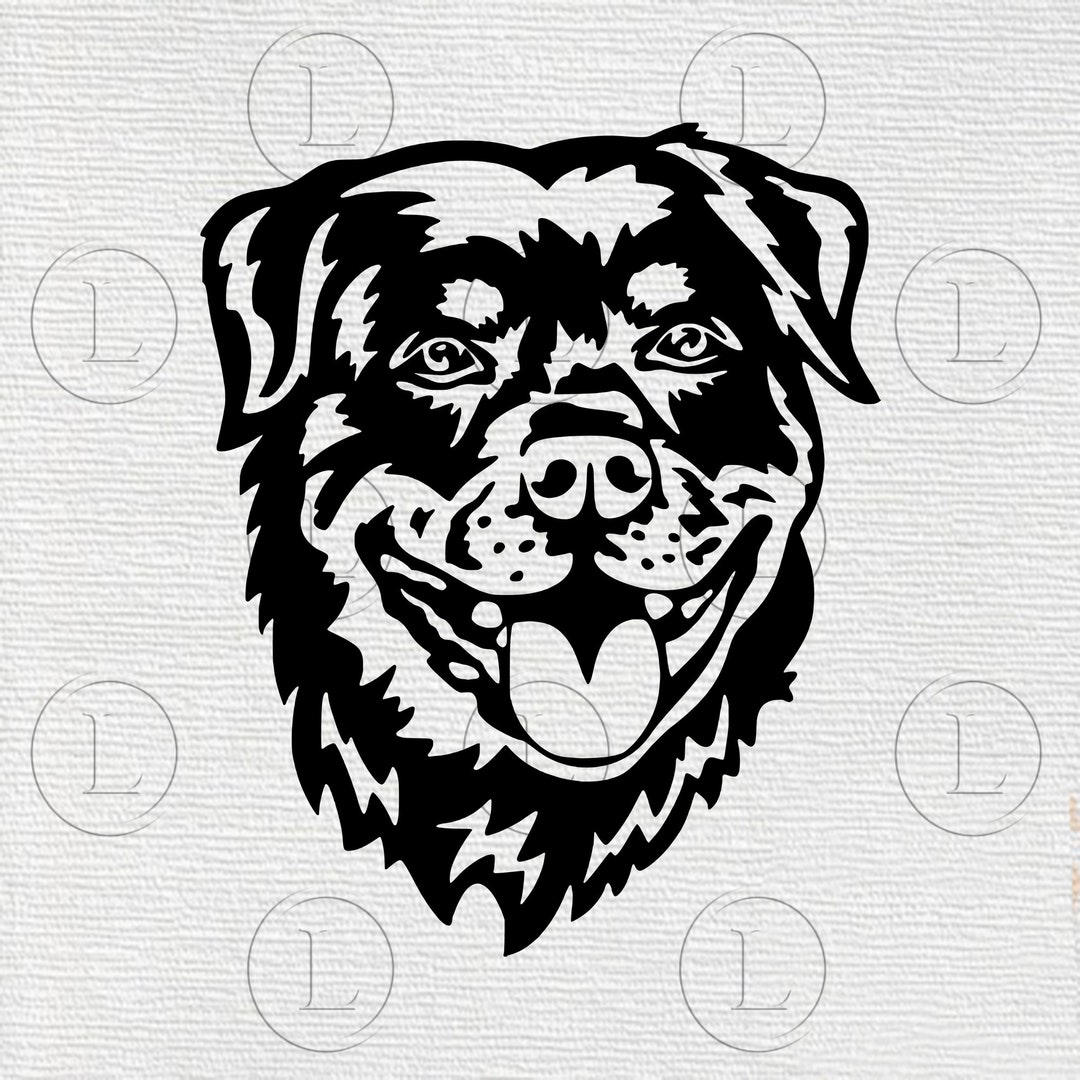 Dog Rottweiler Svg- Dog- Svg File - Rottweiler Animals - Animals Clip ...