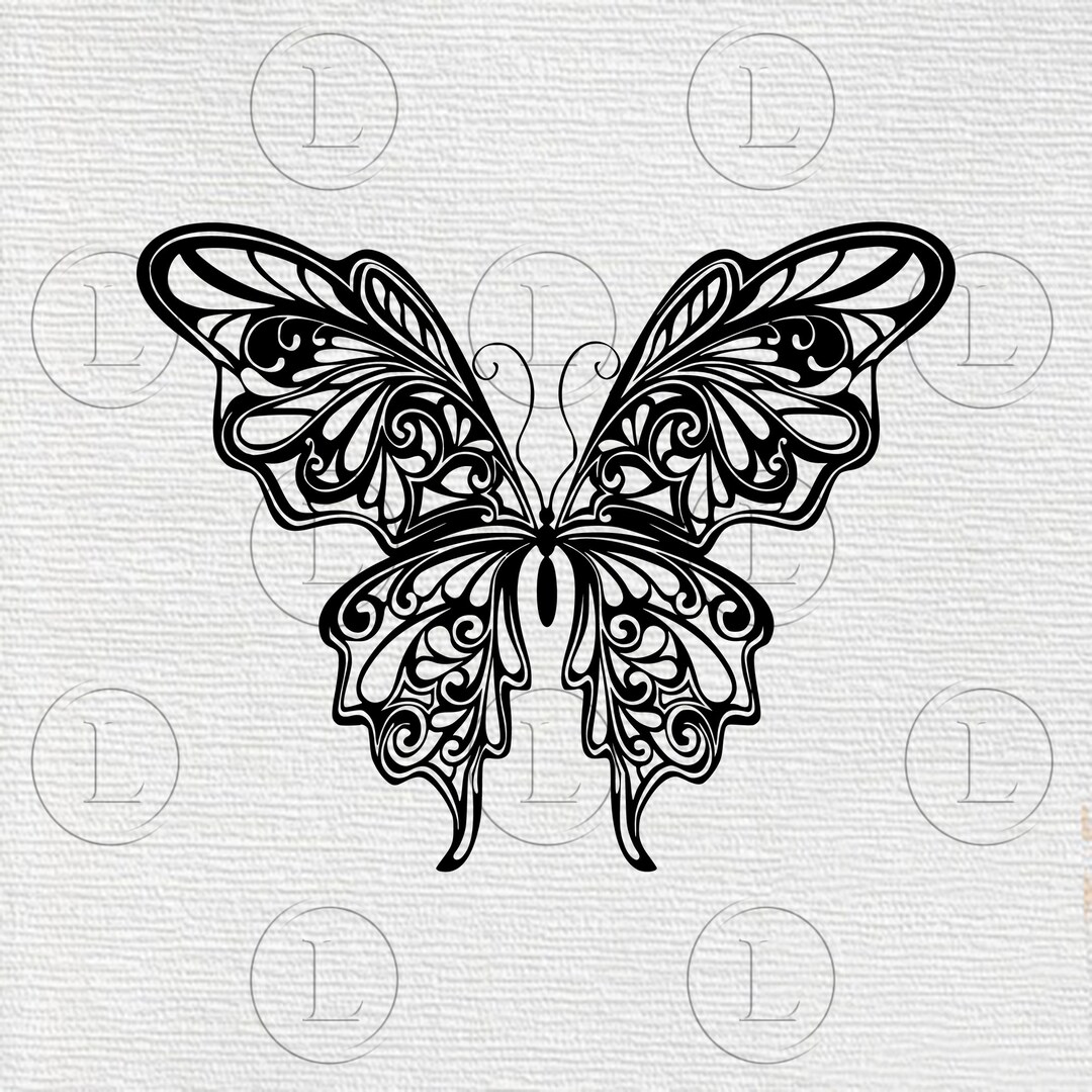 Butterfly Svg-butterfly Vector Graphics-butterfly Silhouette-butterfly ...