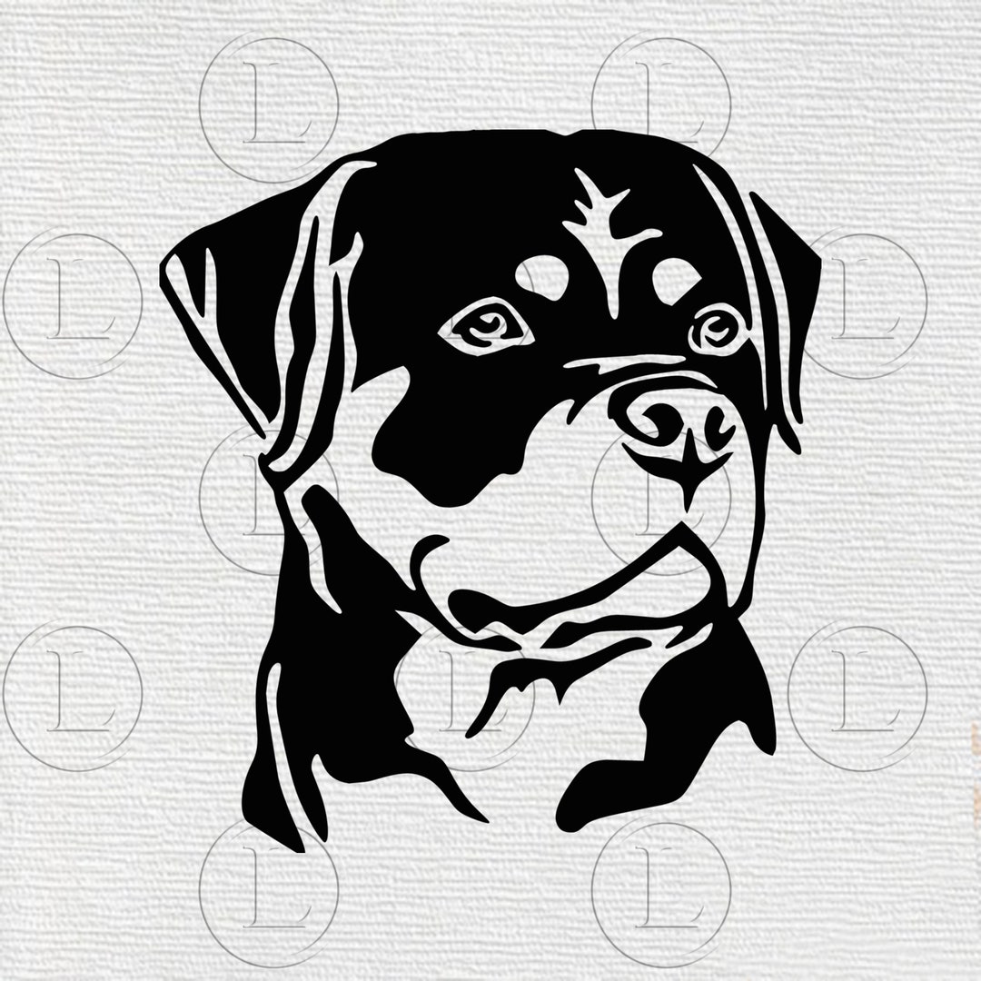 Dog Rottweiler Svg- Dog- Svg File - Rottweiler Animals - Animals Clip ...