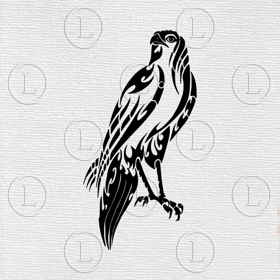 Falcon Svg -bird Vector Graphics-falcon Silhouette Svg- Falconsvg for ...