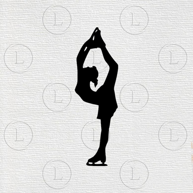 Figure Skating Svg Figure Skating Vector Graphics Figure - Etsy