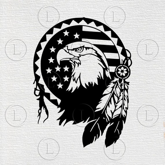 Eagle Through Flag Vector Graphics Eagle Drawing Flag Svg - Etsy