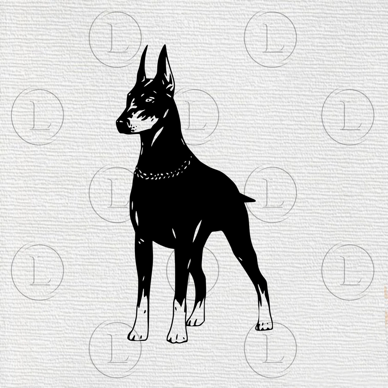 Dog Doberman Svg Guard Dog Doberman Png Animals Clip Art - Etsy