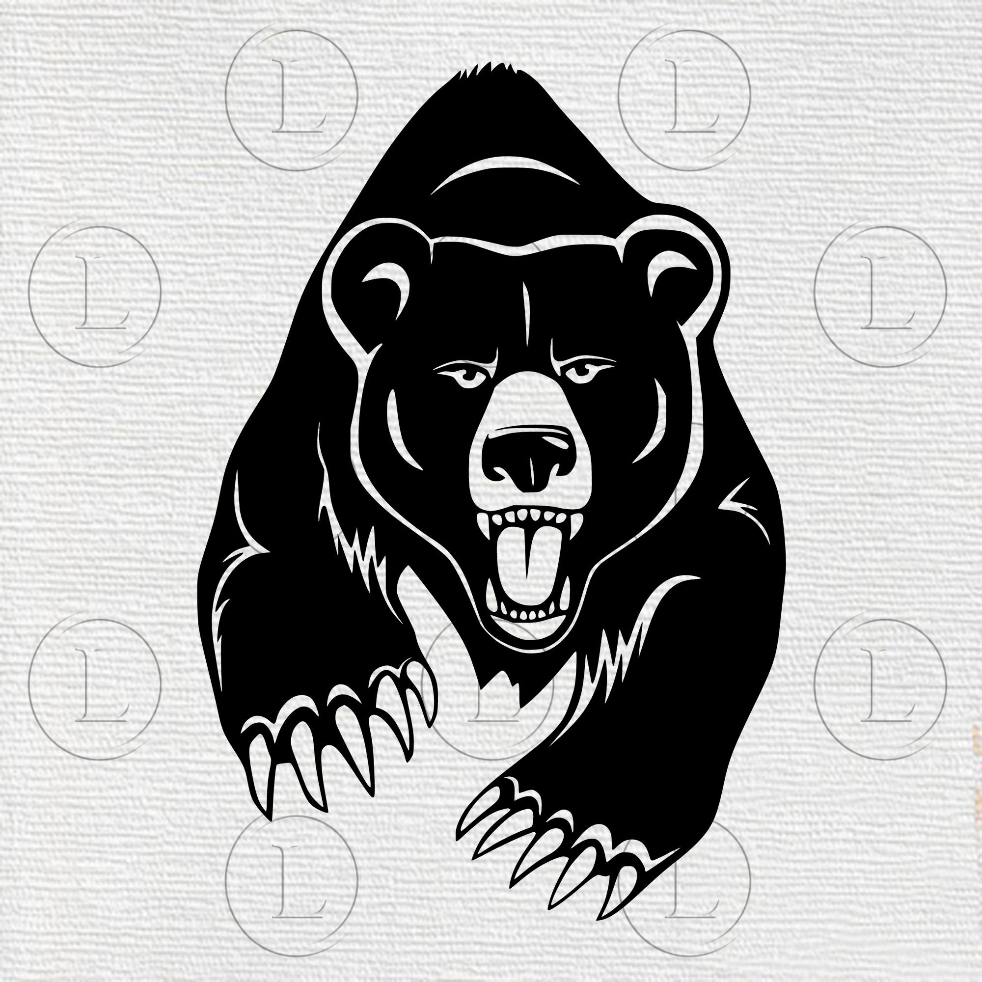 Clip Art Grizzly Bear