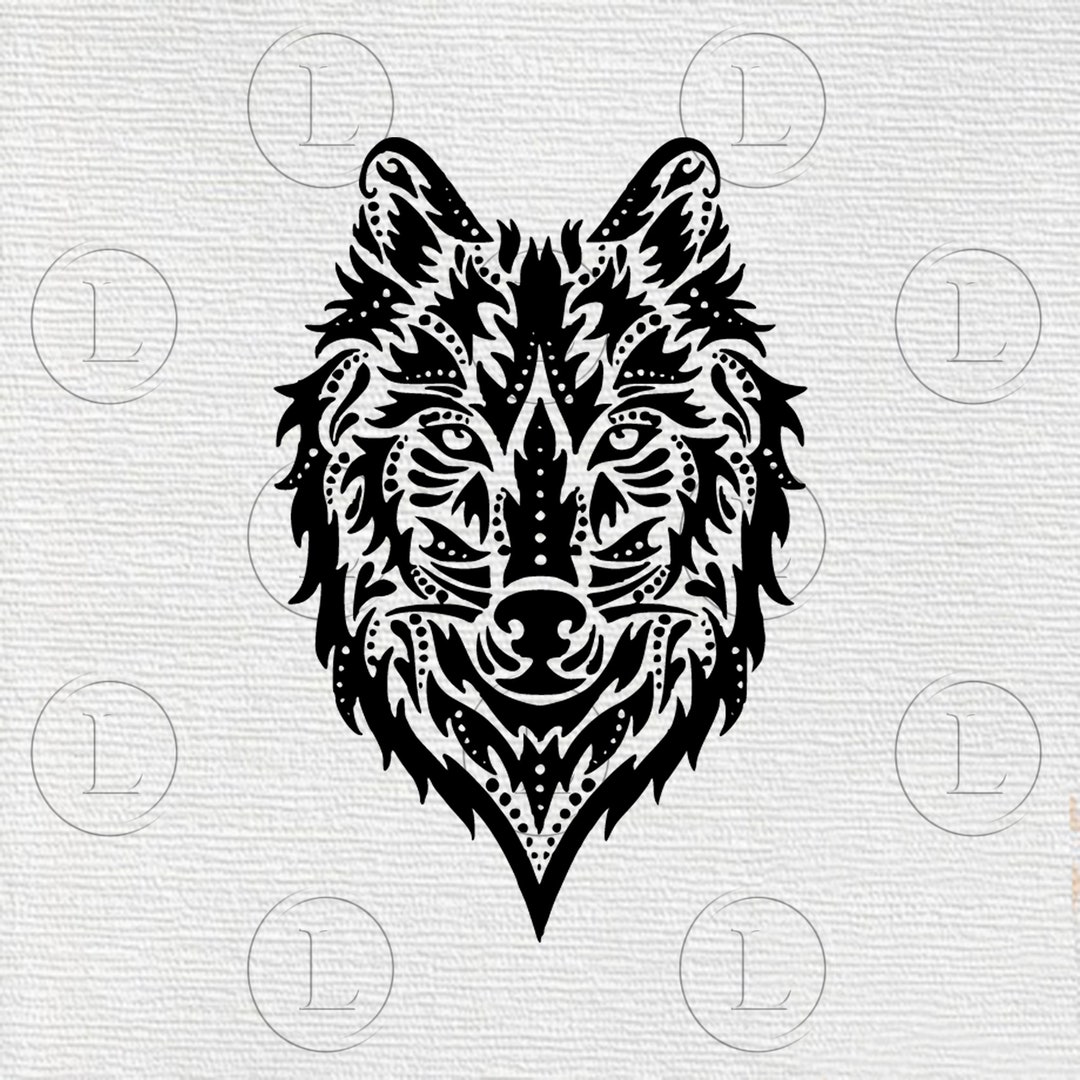 Wolf Svg -wolf Svg Vector Graphics- Wolf Animal Clip Art- Wolf Svg for ...
